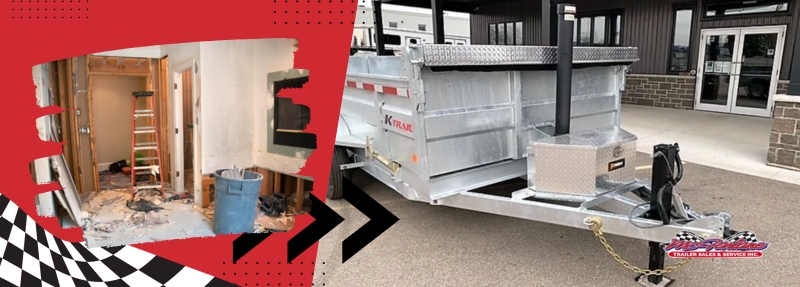 The Essential Role of Dump Trailers in Renovation and Demolition Projects